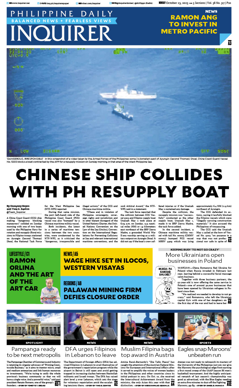 Collisions en mer de Chine méridionale : “une escalade sérieuse” entre ...