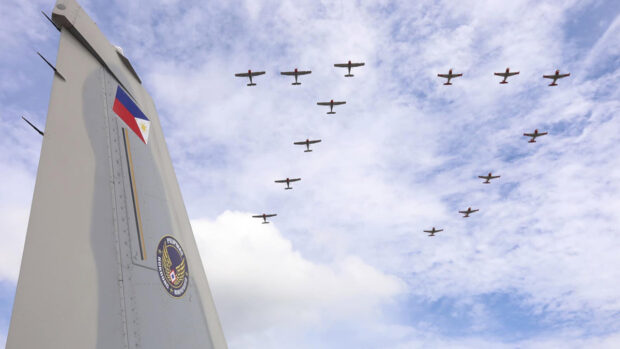 PAF stages mock retaking of enemy base on PH soil | INQUIRER.net