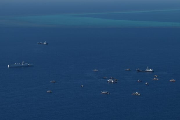 Chinese militia ships in West PH Sea retreat due to bad weather