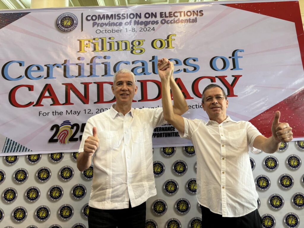Negros Occidental gov eyeing last term with new running mate