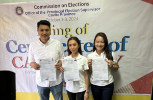 Cavite 8th Dist. Rep. Tolentino files COC for reelection | INQUIRER.net