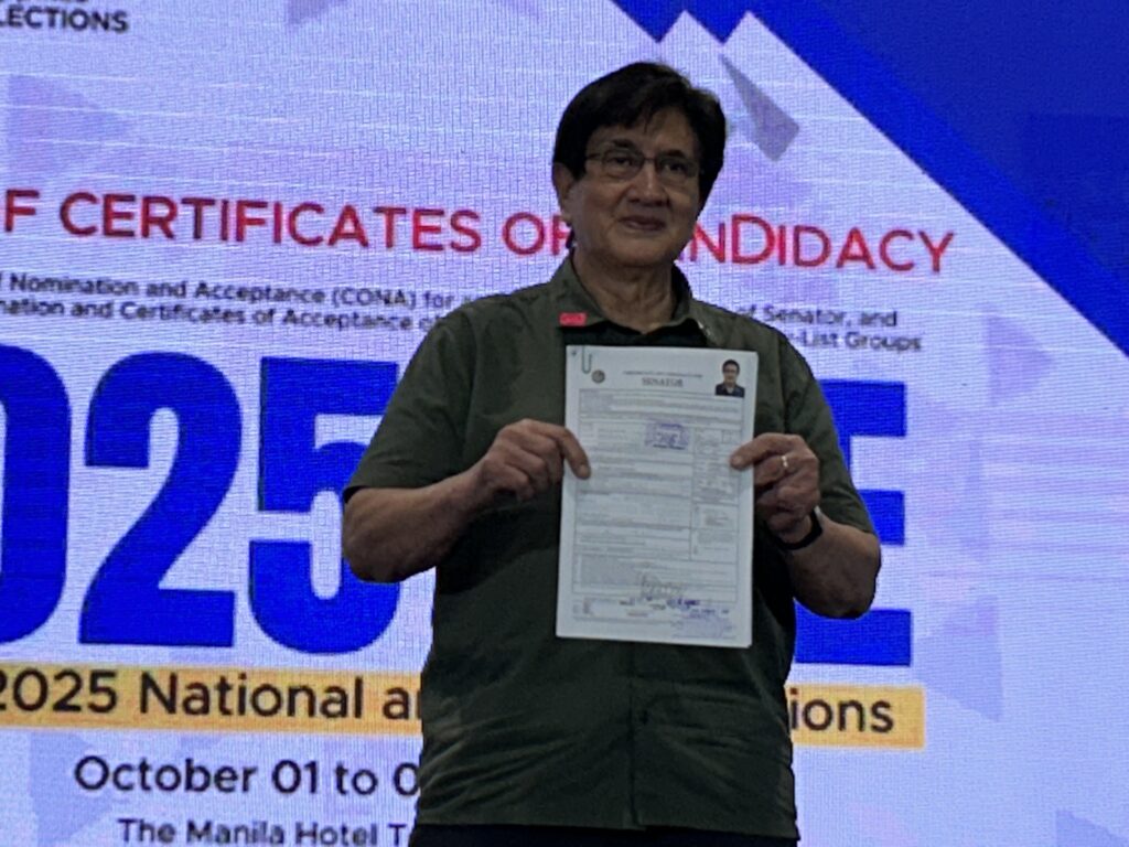 Honasan on running sans slate: No regrets, always lessons learned