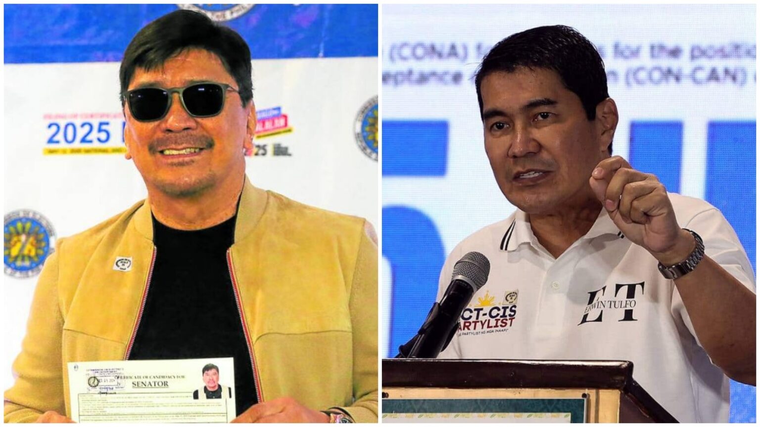 Comelec says disqualification filed against Erwin, Ben Tulfo, others