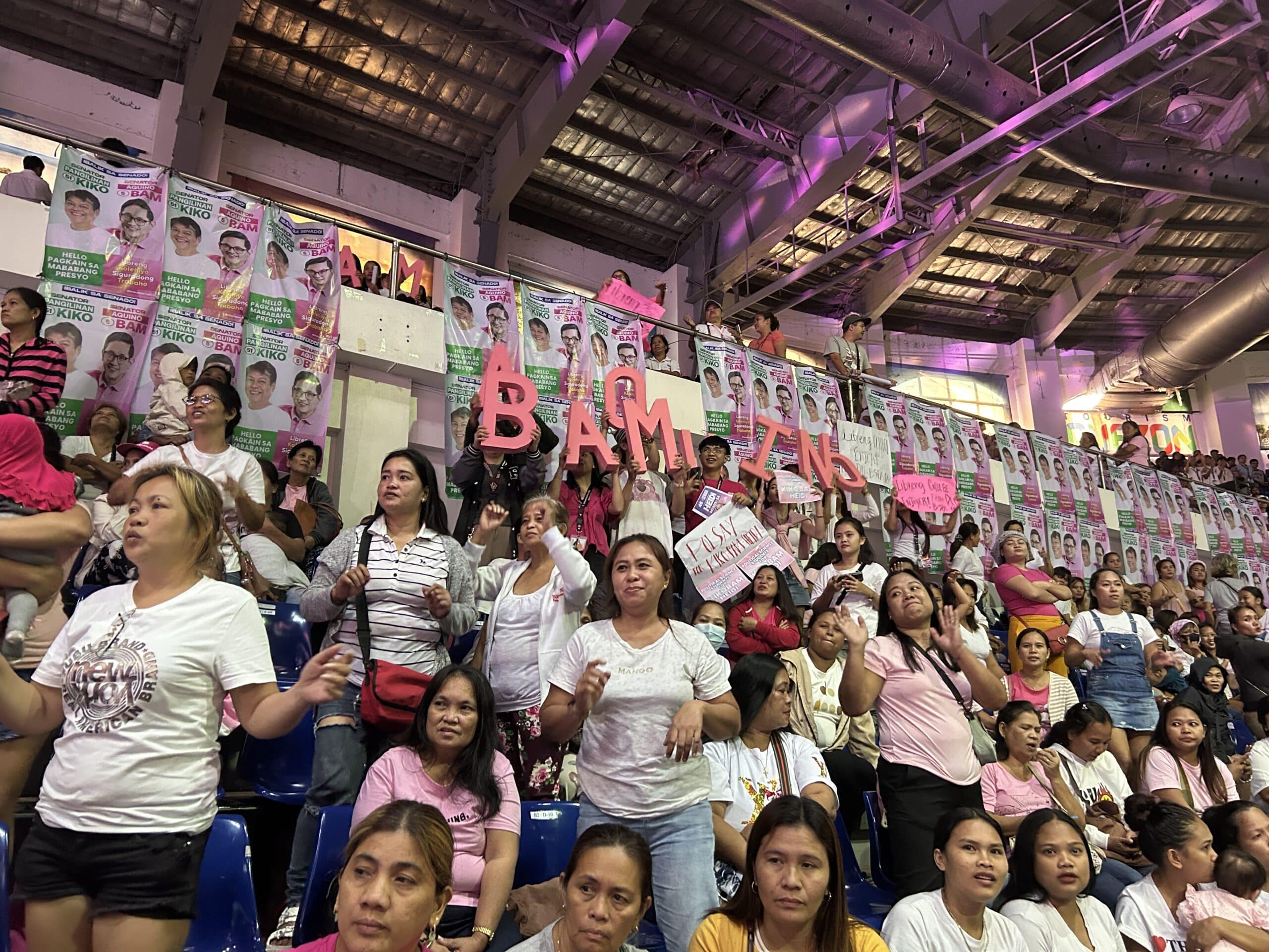 Bam Aquino, Kiko Pangilinan supporters attend Quezon rally | INQUIRER.net