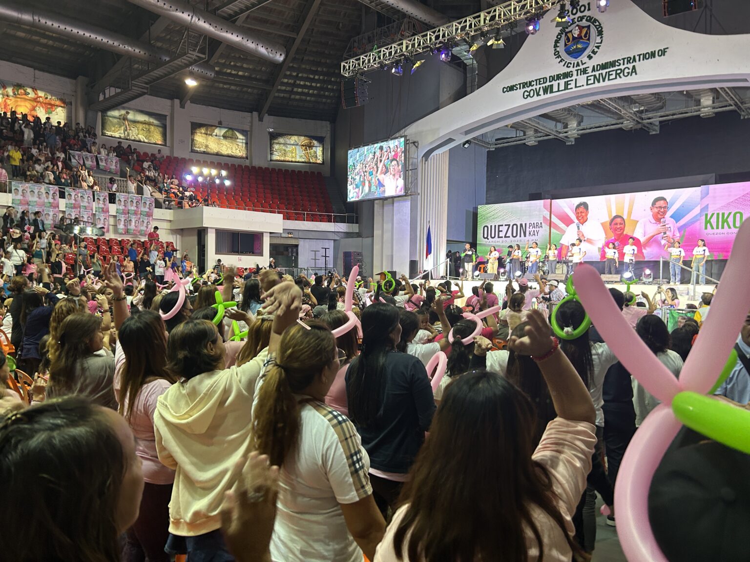 Bam Aquino, Kiko Pangilinan supporters attend Quezon rally | INQUIRER.net