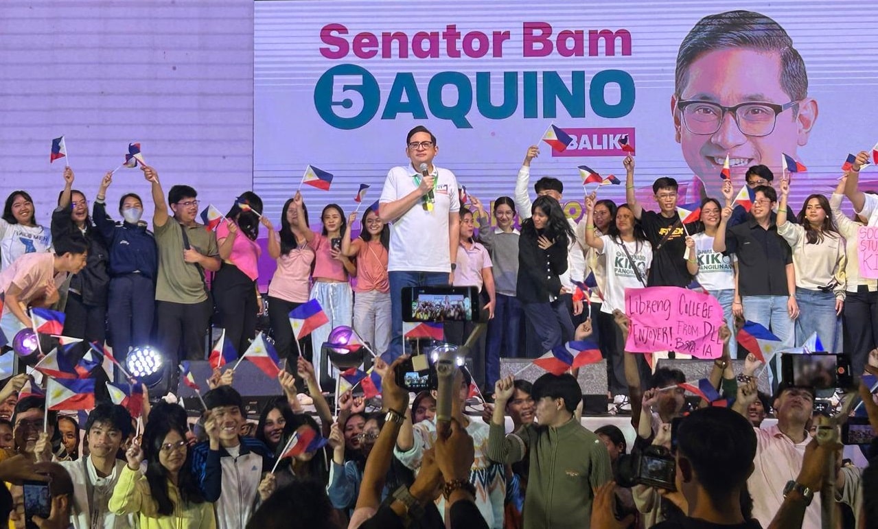 Bam Aquino tells his base to bridge the divide between Filipinos