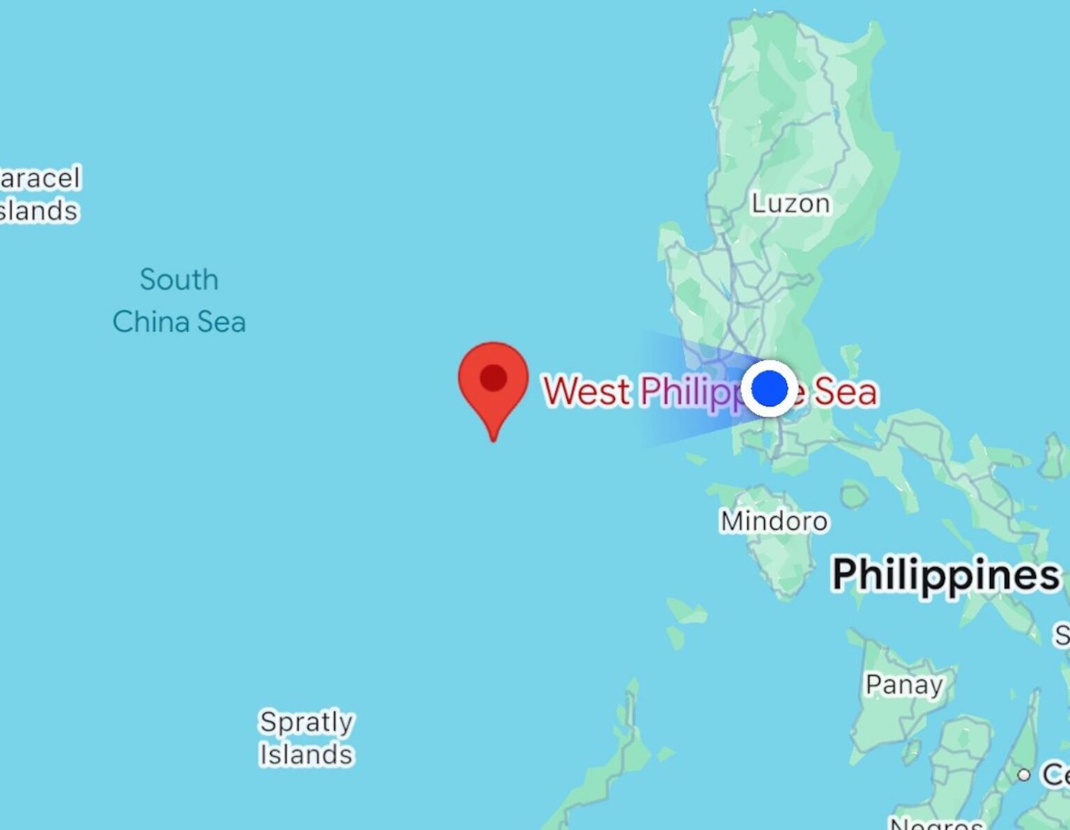 West Philippine Sea no longer visible on Google Maps | INQUIRER.net