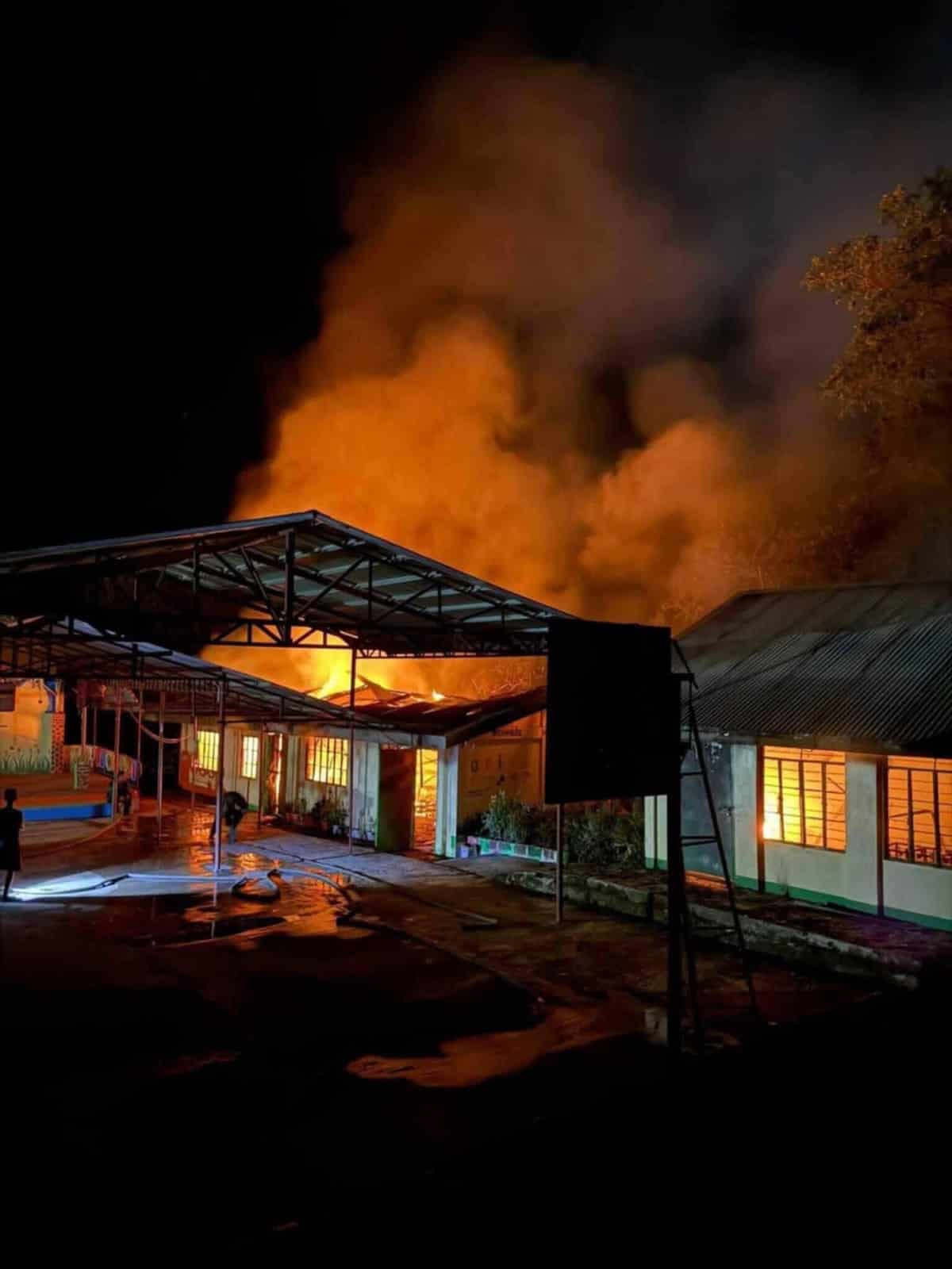 Voting center in Abra catches fire - Inquirer.net