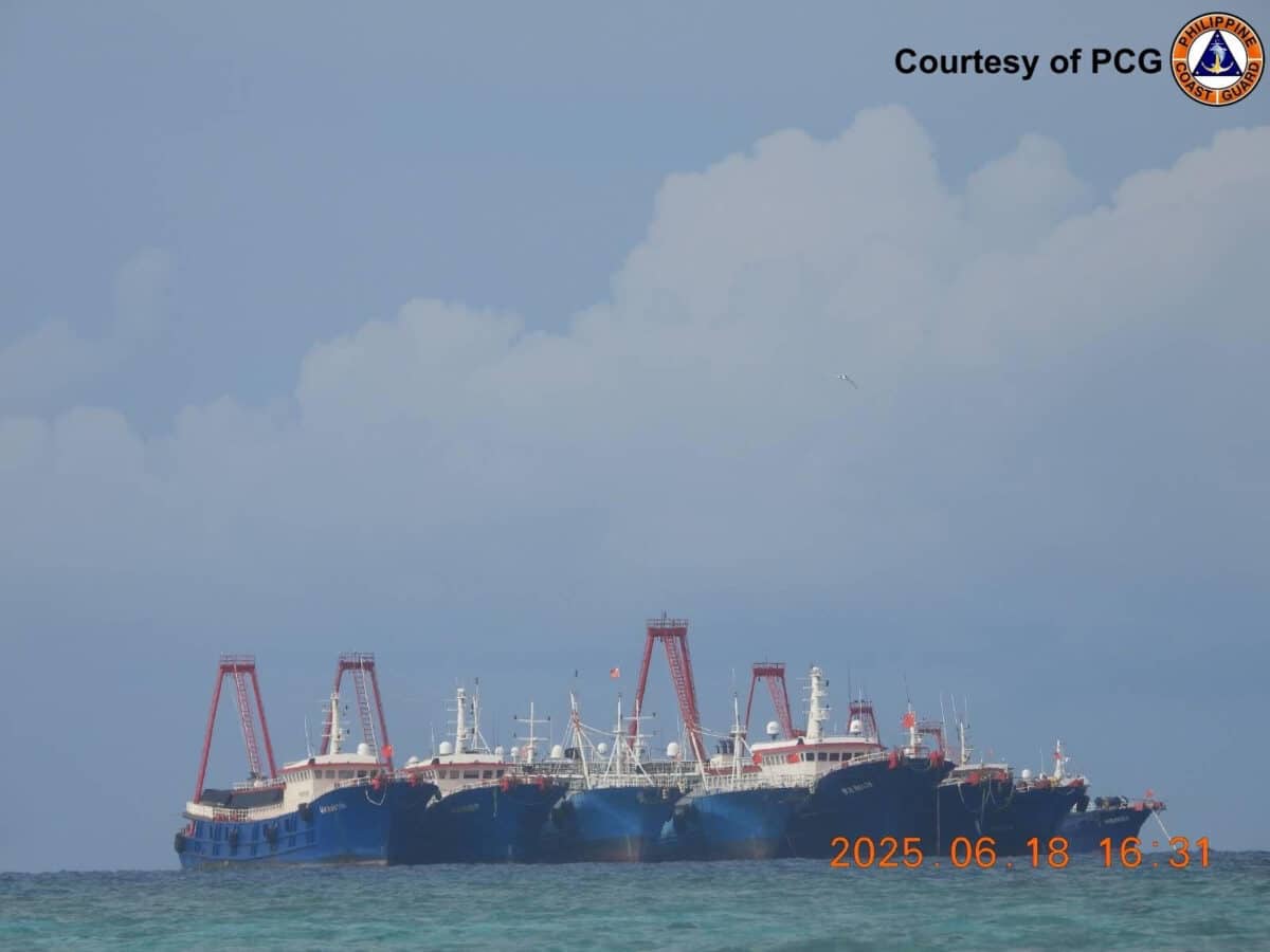 Over 50 Chinese vessels swarm WPS reef – PCG | INQUIRER.net