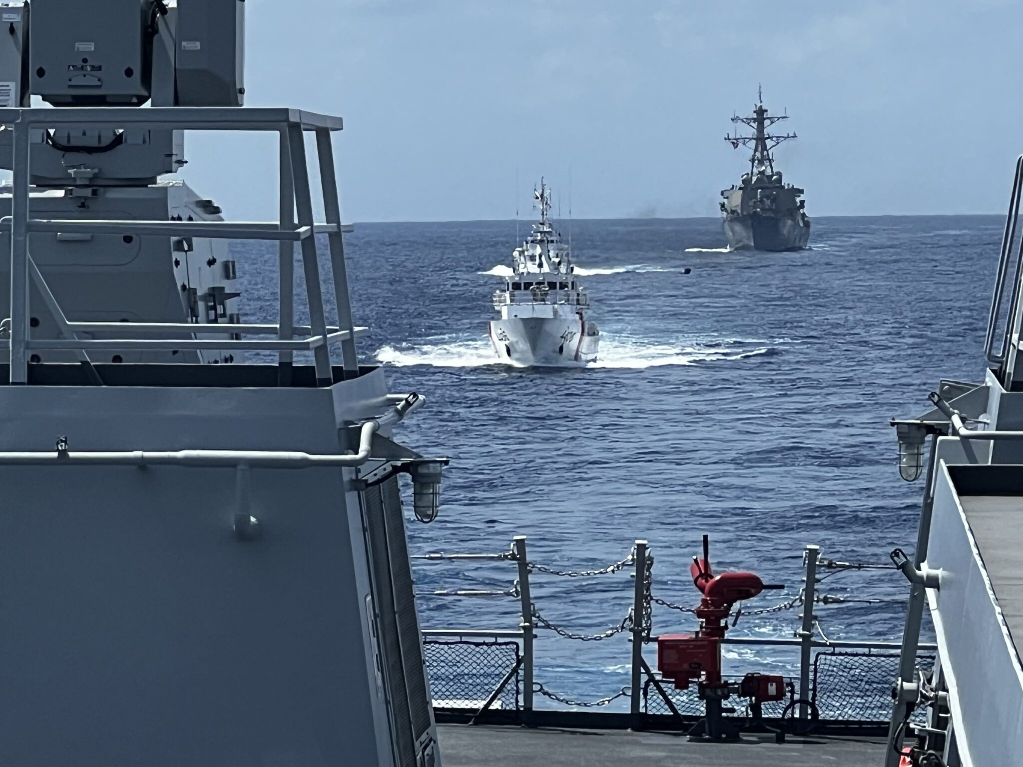 Chinese ships seen as PH, US hold joint drills off Zambales