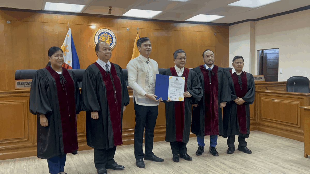 Jan Franz Chan proclaimed as Ako Bicol rep after Zaldy Co's resignation ...