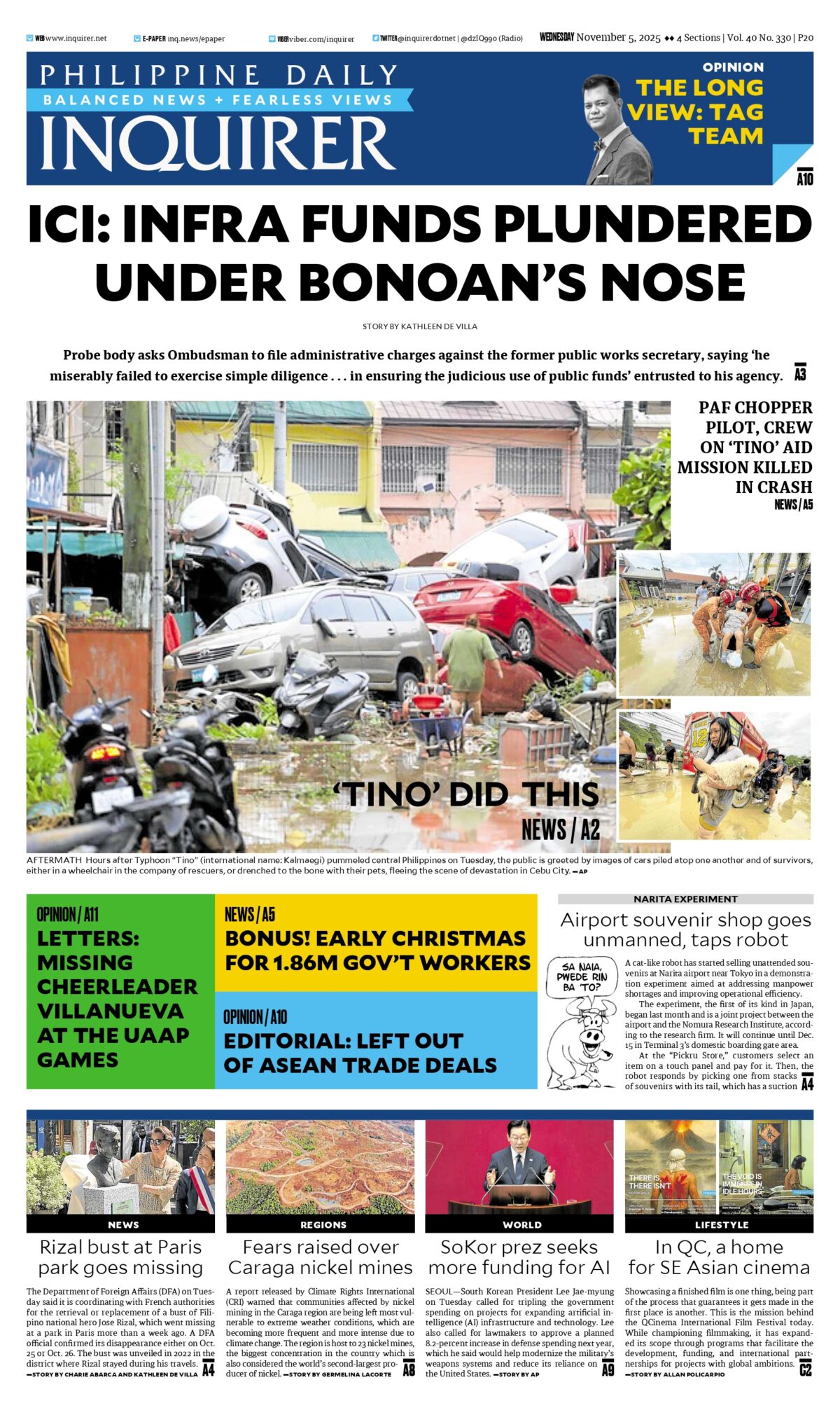 Today’s paper: November 5, 2025 | INQUIRER.net