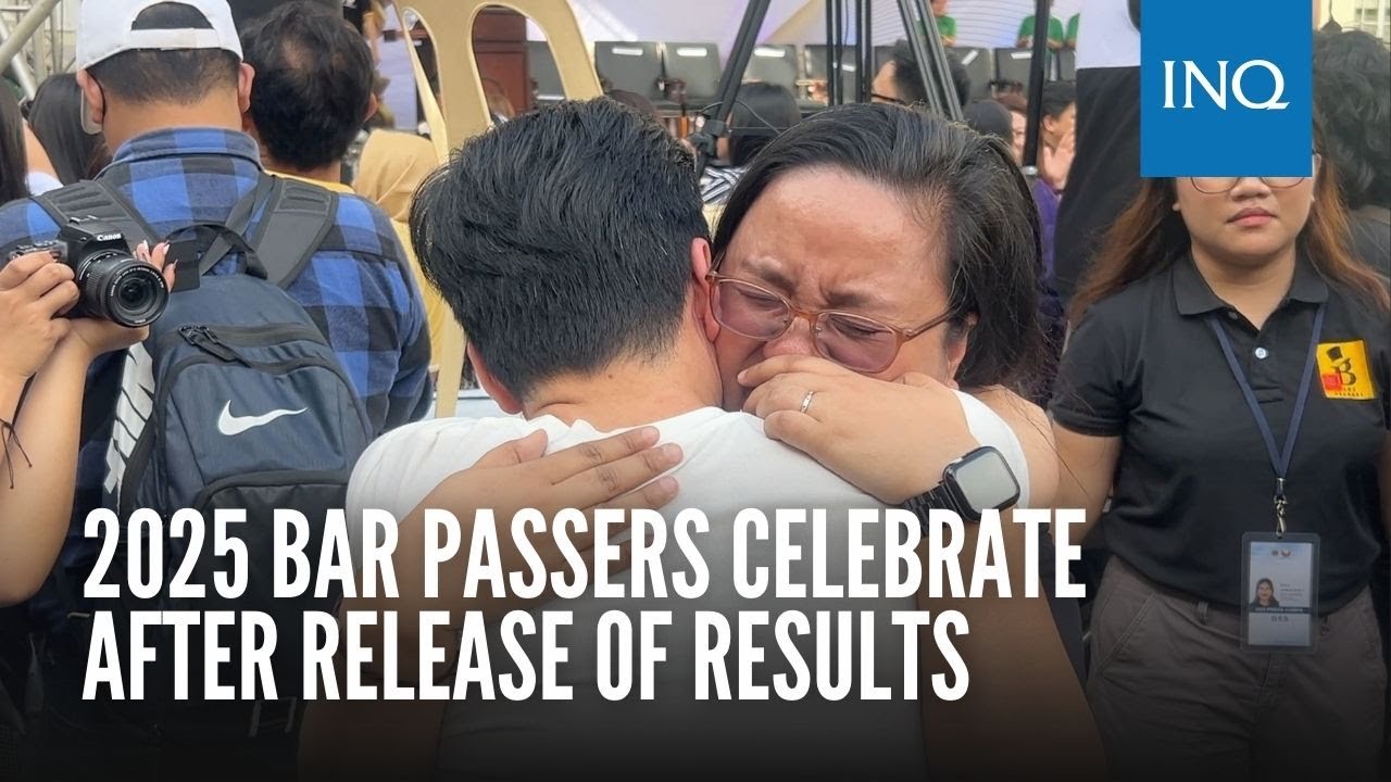WATCH: 2025 bar passers celebrate after release of results - Inquirer.net