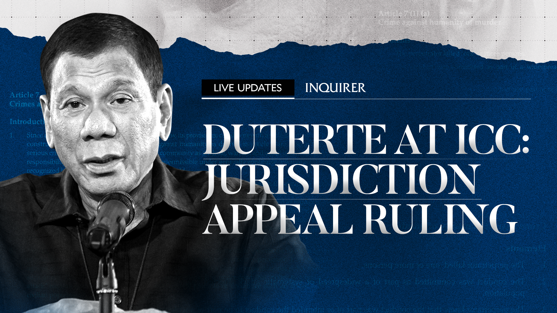 LIVE UPDATES: ICC rules on jurisdiction over Duterte | April 22