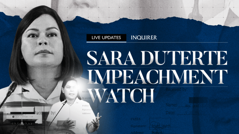 LIVE UPDATES: Sara Duterte impeachment