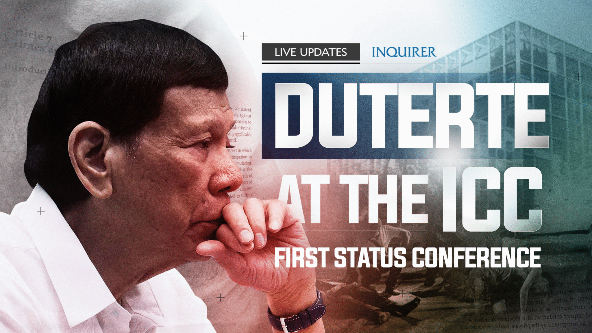 LIVE UPDATES: First Status Conference for Duterte at the ICC