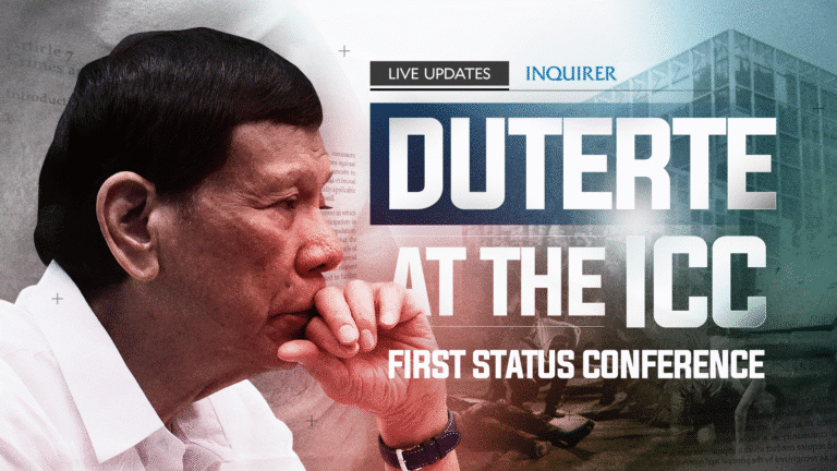 LIVE UPDATES: First Status Conference for Duterte at the ICC